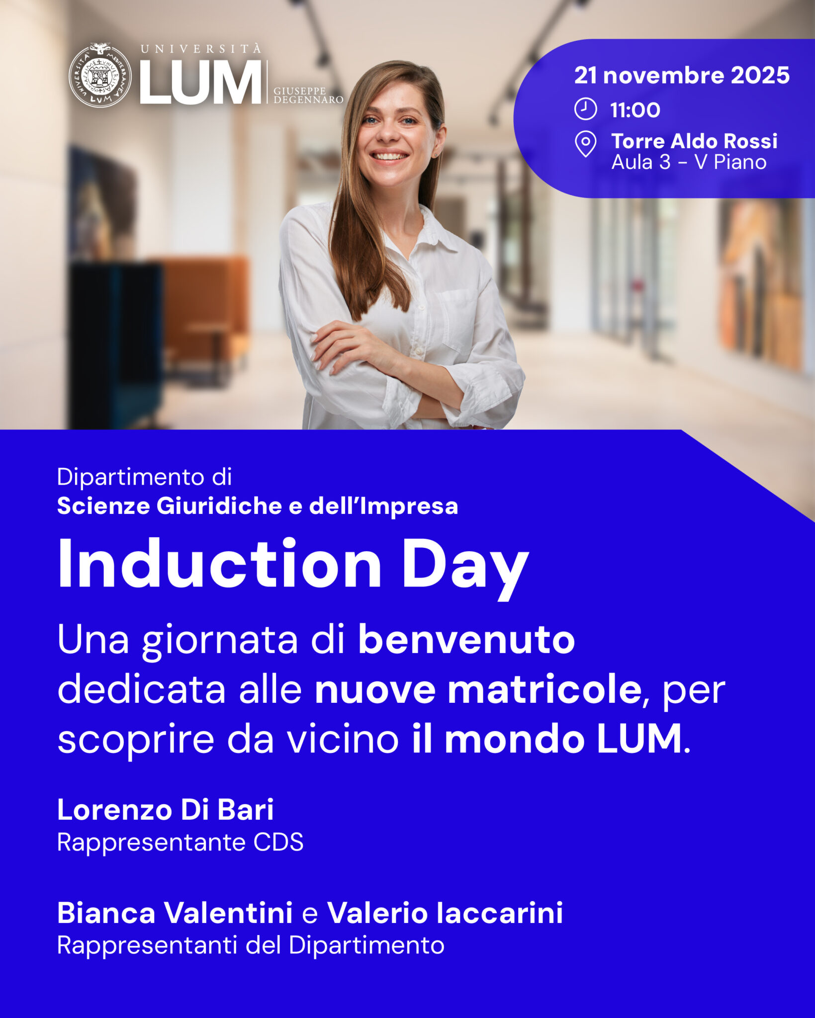 LUM - Induction Day del Dipartimento di Scienze Giuridiche e dell’Impresa