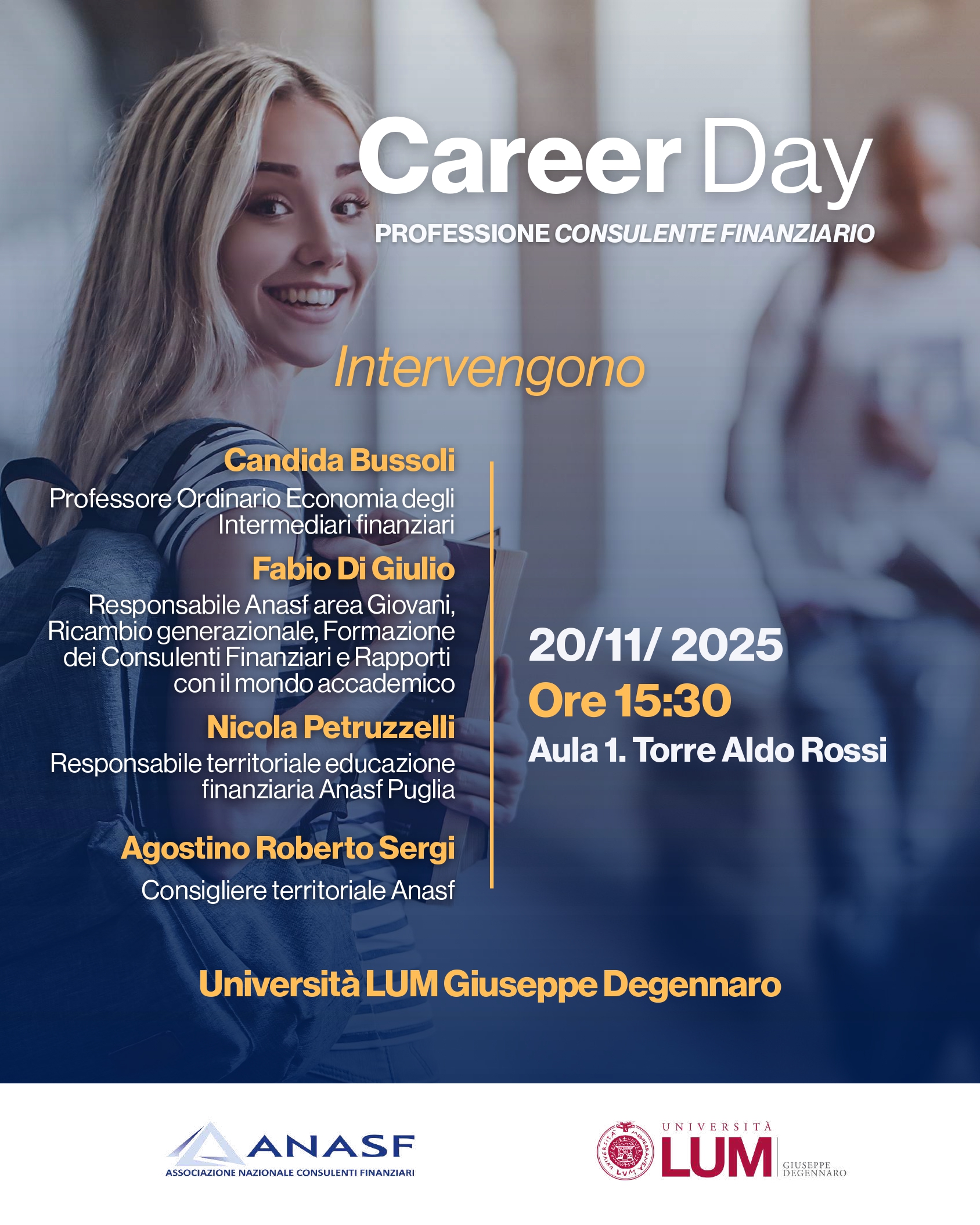 LUM - Career Day LUM: focus sulla professione del consulente finanziario